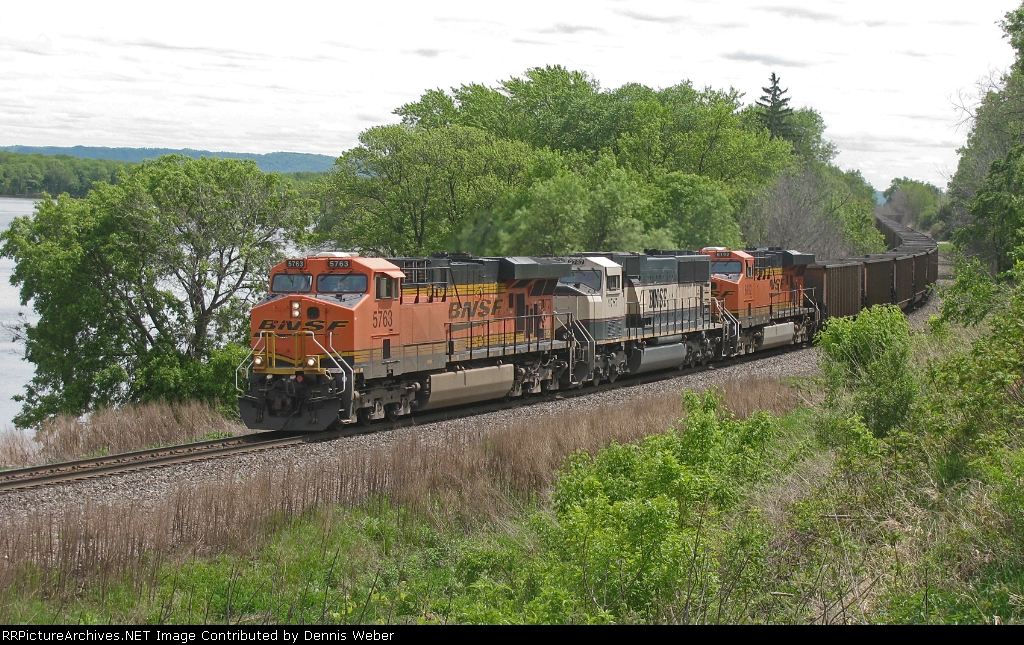 BNSF 5763, CP's River Sub.
